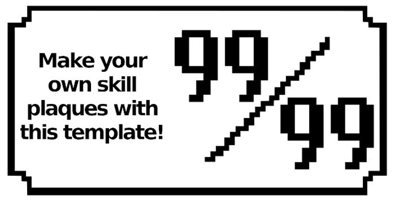 OSRS Skill Symbols and Plaques SVG and PNG Files - Old School Runescape ...