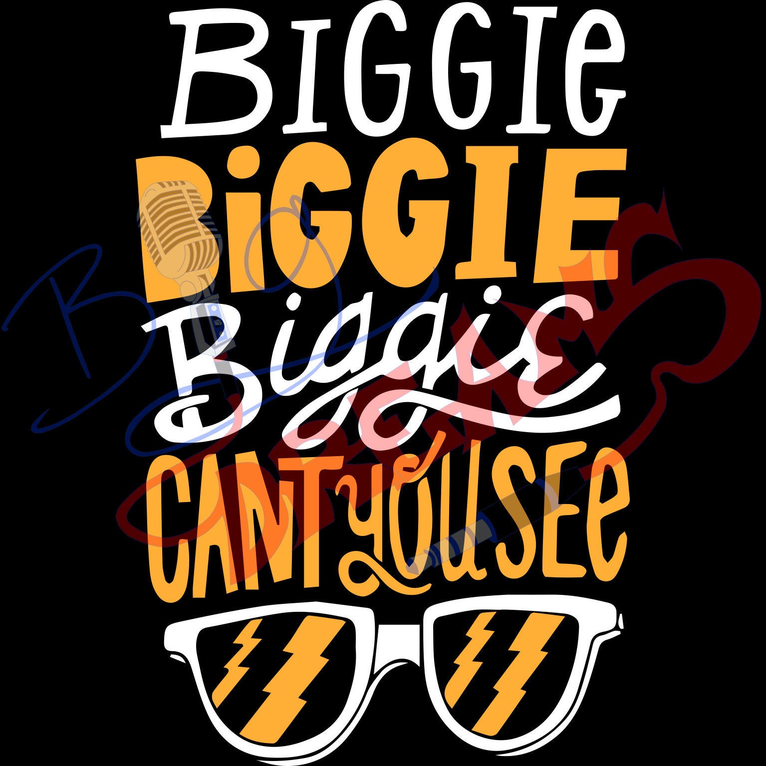 Biggie Notorious / Ai EPS Pdf PNG SVG / Vector / Serigrafía | Etsy ...