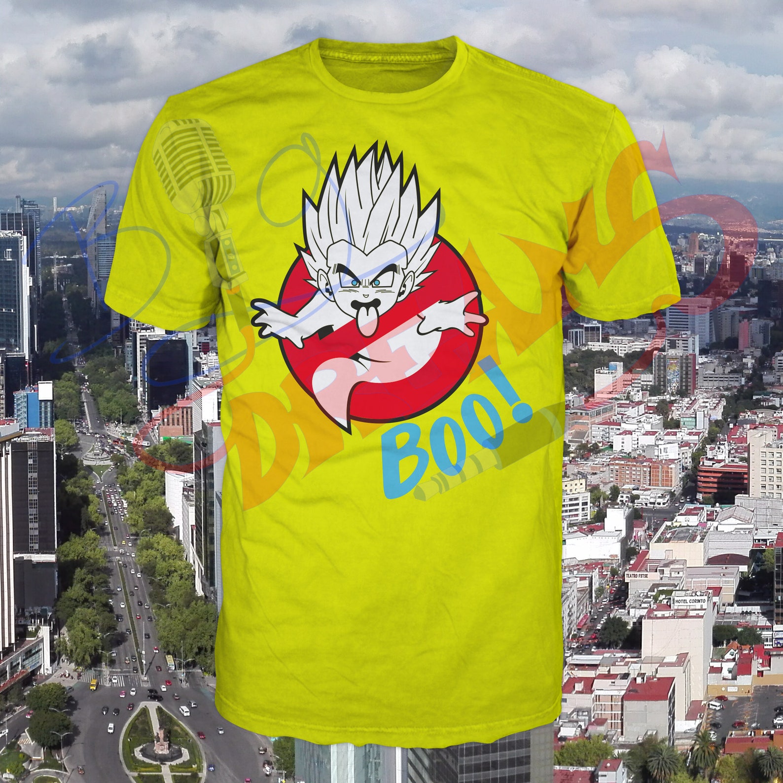Gotenks Ghostbusters / Ai EPS Pdf PNG SVG Vector/ Serigrafía Textil ...