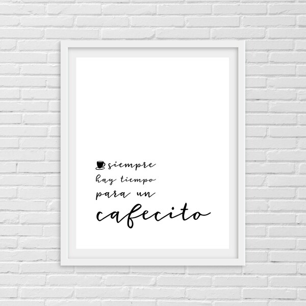 Cafecito Sign - Etsy