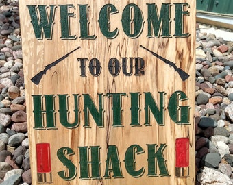 Hunting Shack Sign | Etsy