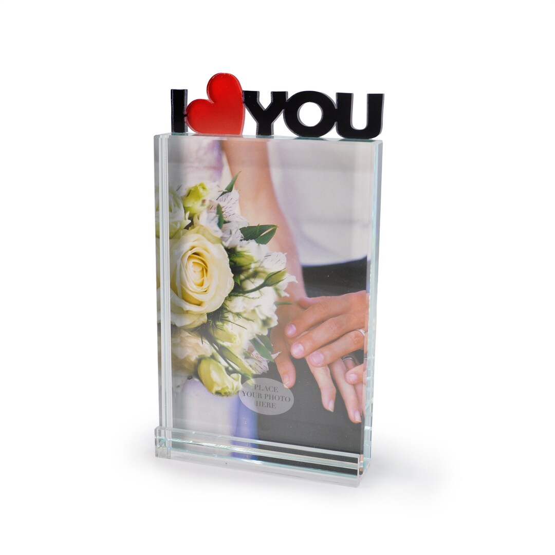 Glass 'I Love You' Photo Frame - Perfect Gift for Christmas ...
