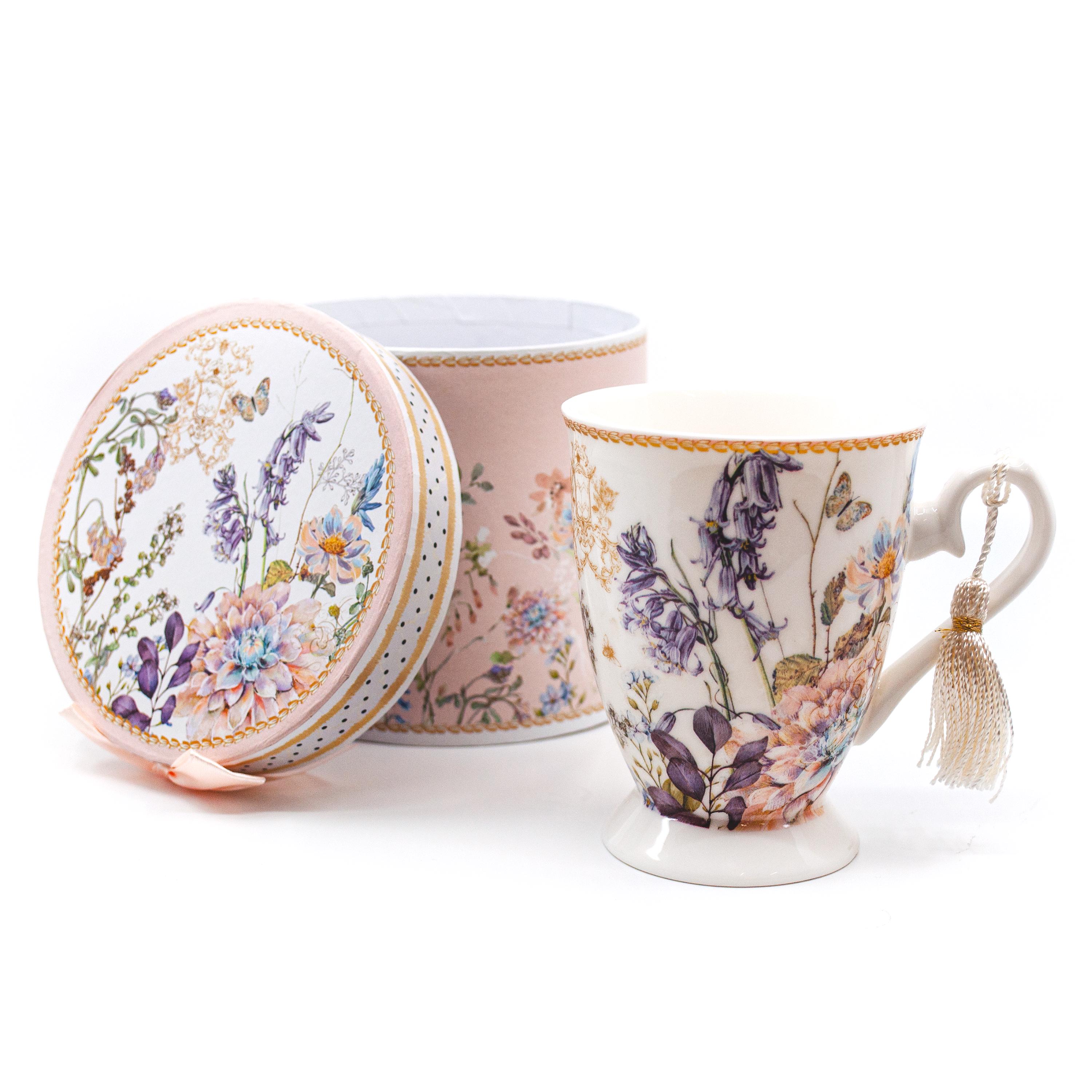 Vintage Floral Tea Cup Gift Set, Bell Flower or Phoenix Design - Etsy