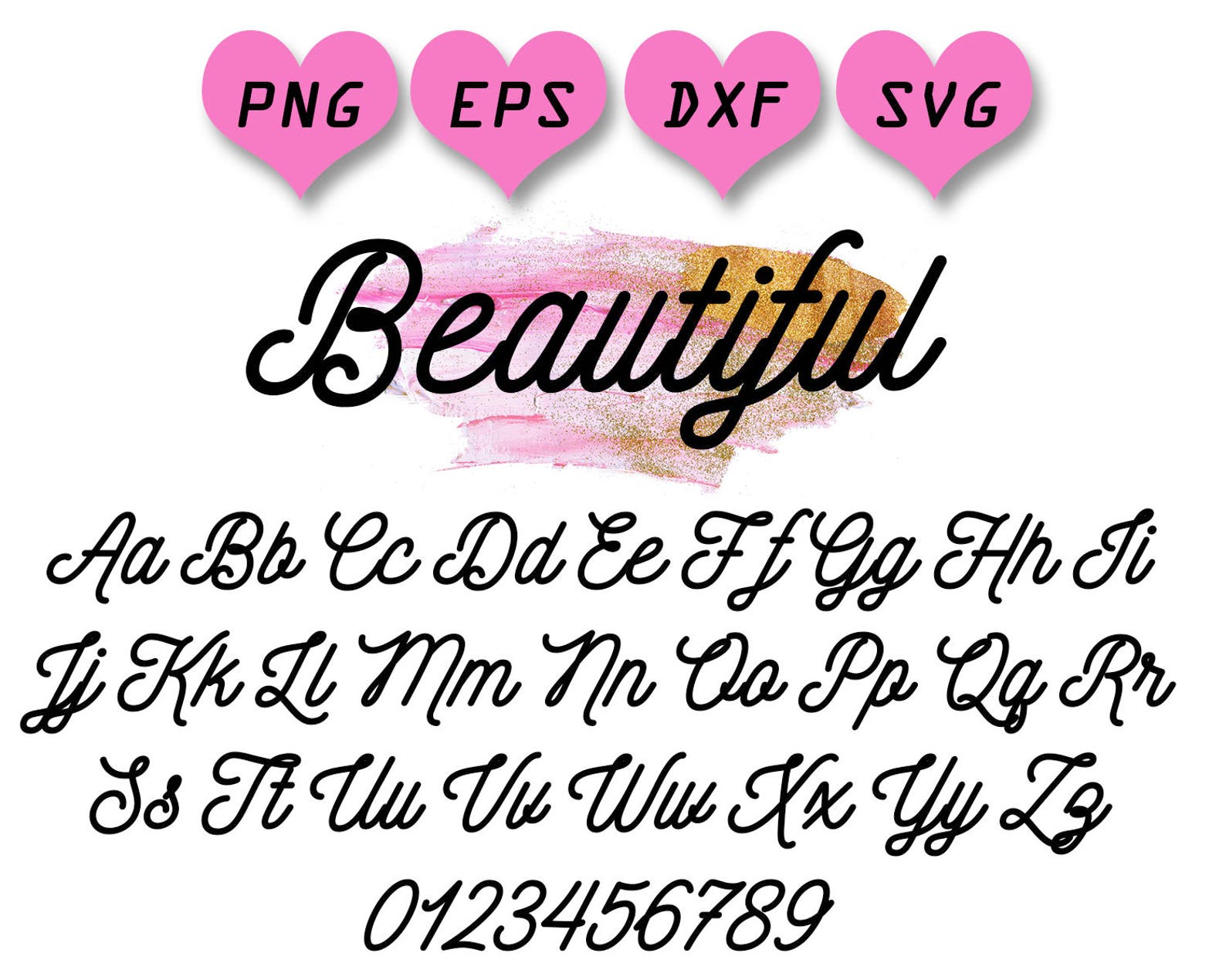 Cute Font Svg Girly Font Svg Girl Font Svg Handwritten Svg | Etsy Hong Kong