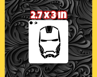 Iron man stencil | Etsy