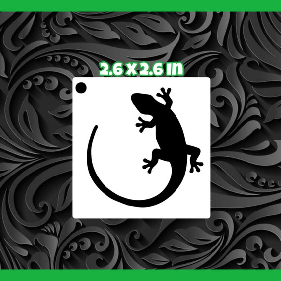 Lizard Face Painting Stencil | Etsy