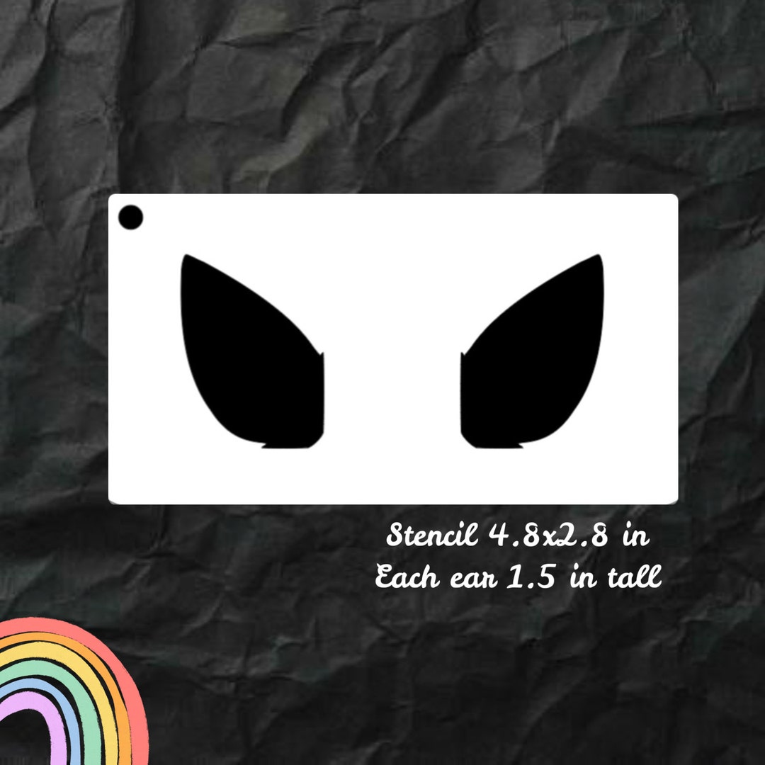 Animal Ears Face Painting Stencil - Etsy
