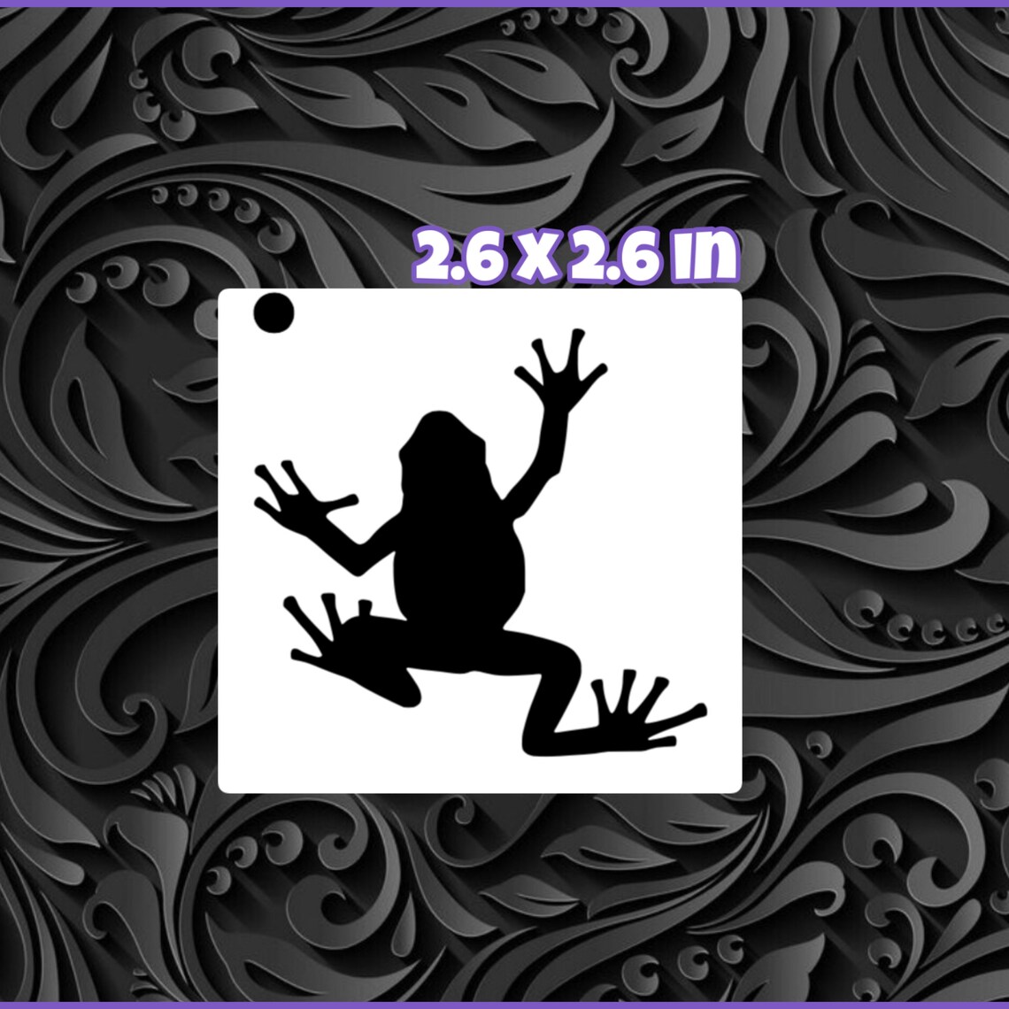 Frog Face Painting Stencil - Etsy