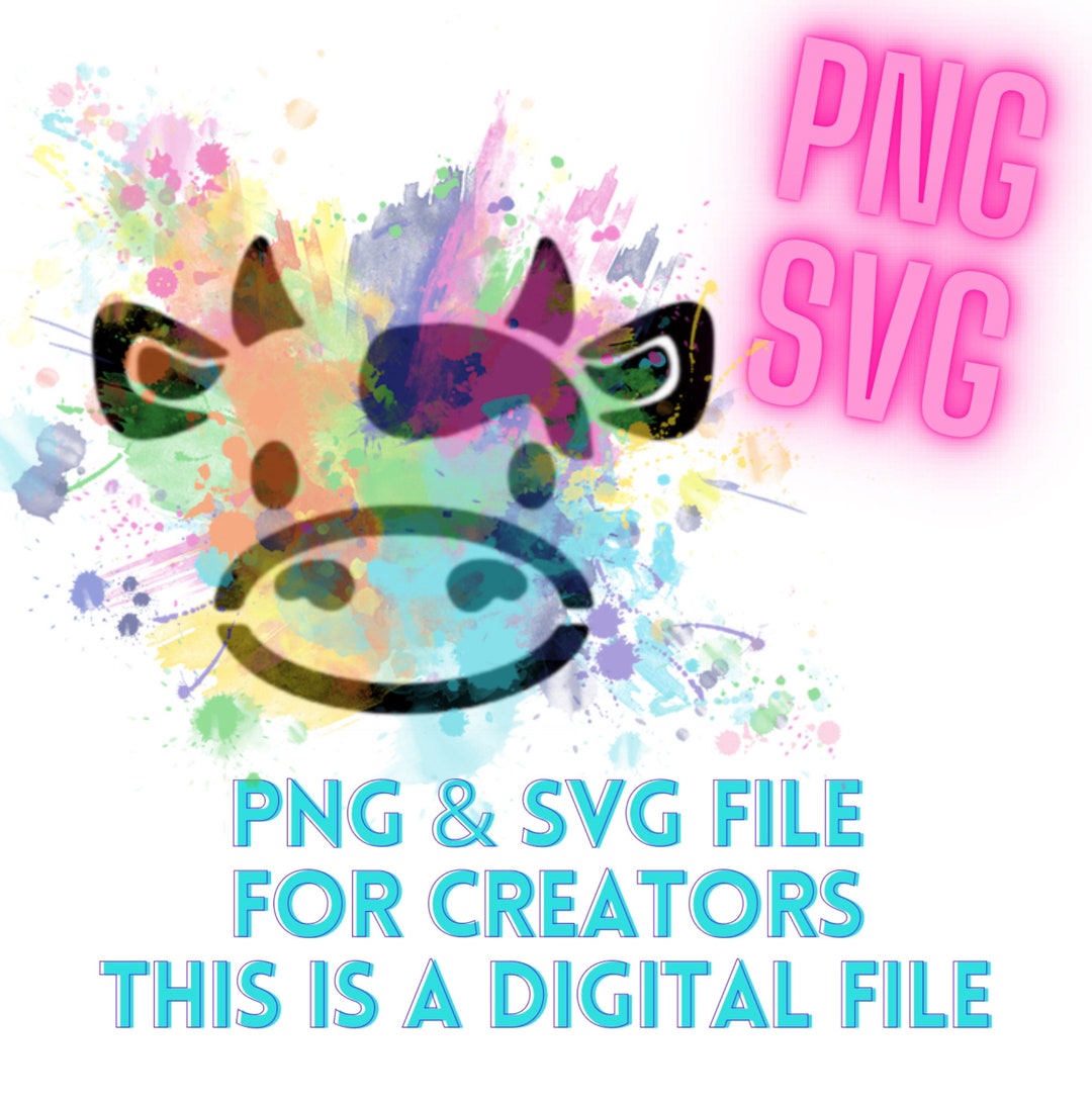 Cow SVG/PNG Digital File - Etsy