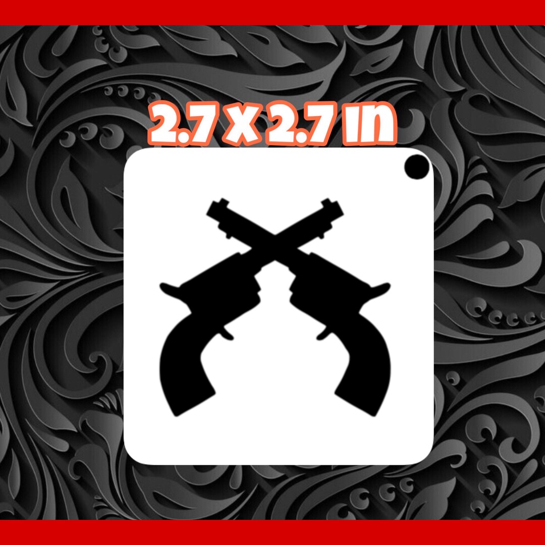 Guns Face Painting Stencil - Etsy