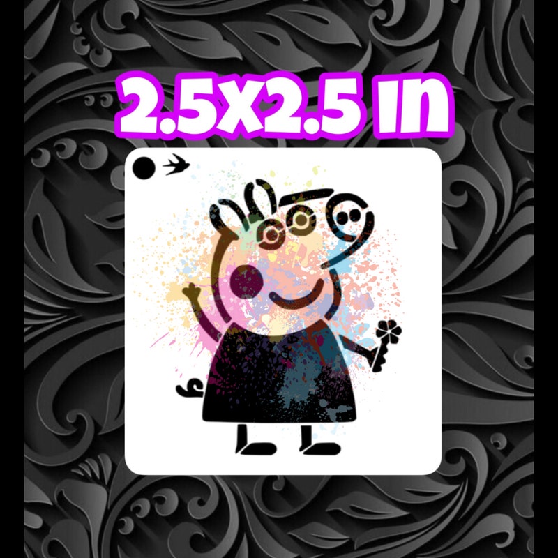 Peppa Pig Stencil - Etsy