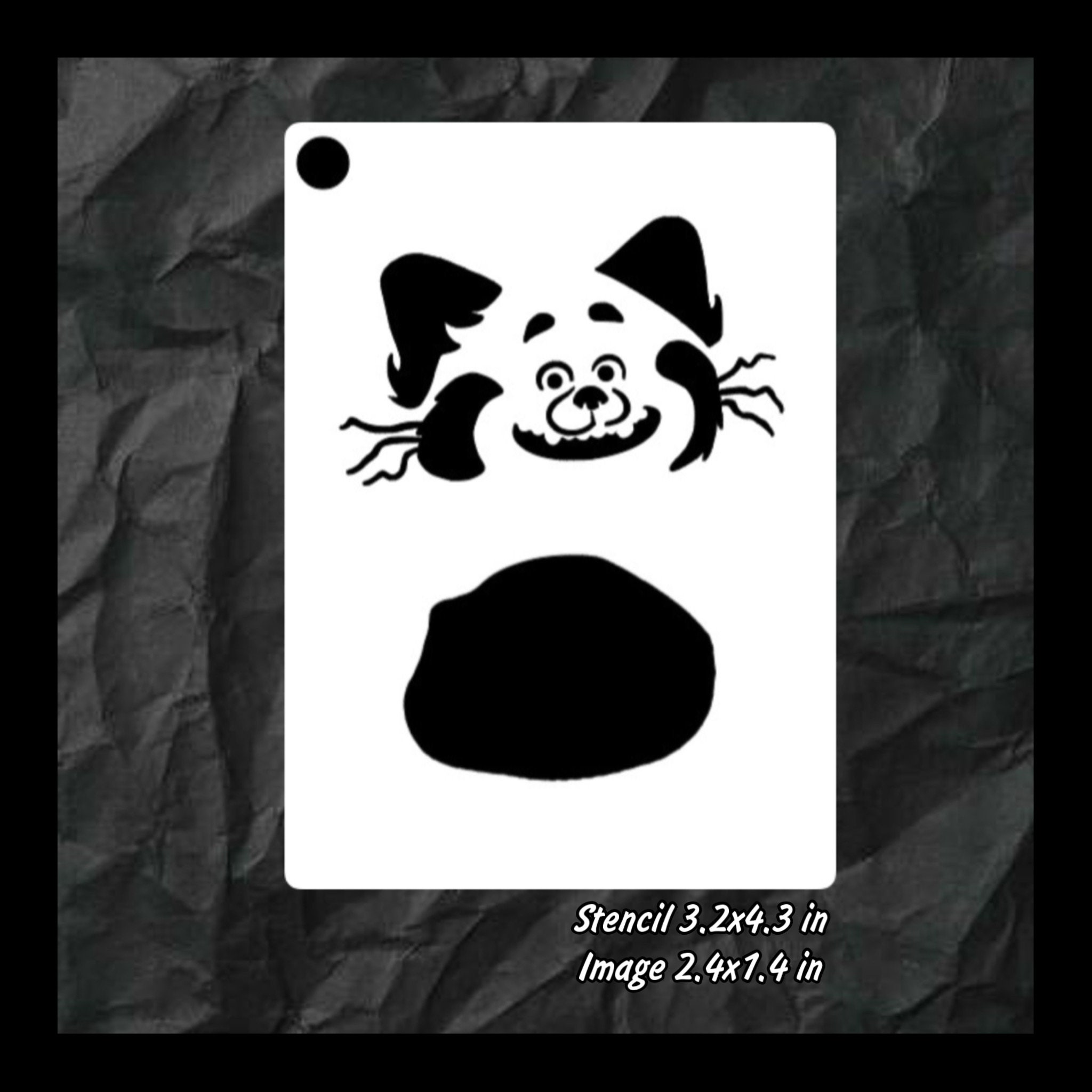 Red Panda Face Painting Stencil - Etsy