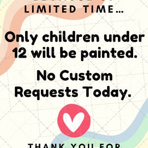 Downloadable Files to Print for Face Painting Booth - Etsy