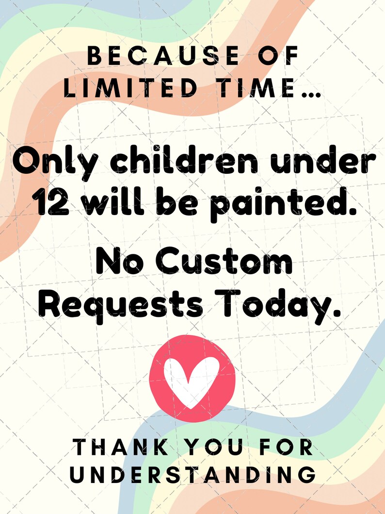 Downloadable Files to Print for Face Painting Booth - Etsy