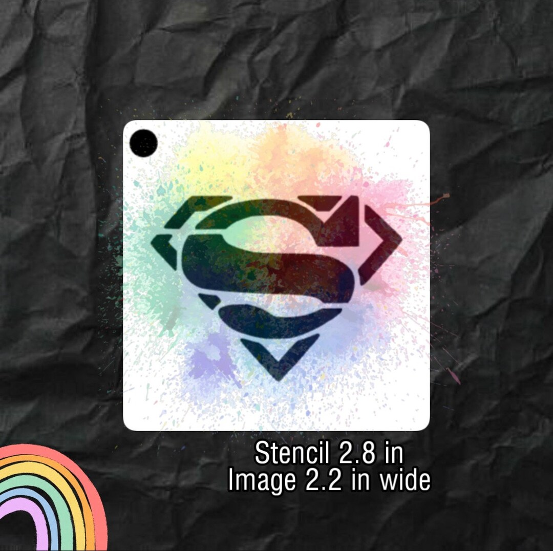 Super Symbol Face Painting Stencil - Etsy