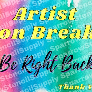 Face Painting Watercolor Rainbow Signs - Set of 4 Digital Files - Etsy