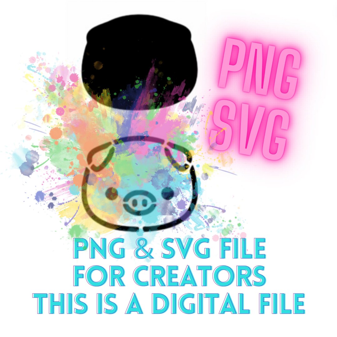 Piggie SVG/PNG Digital File - Etsy