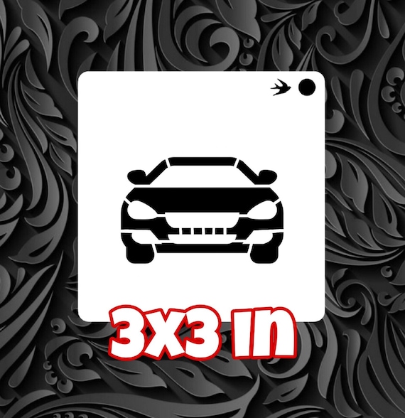 Car Face Painting Stencil - Etsy