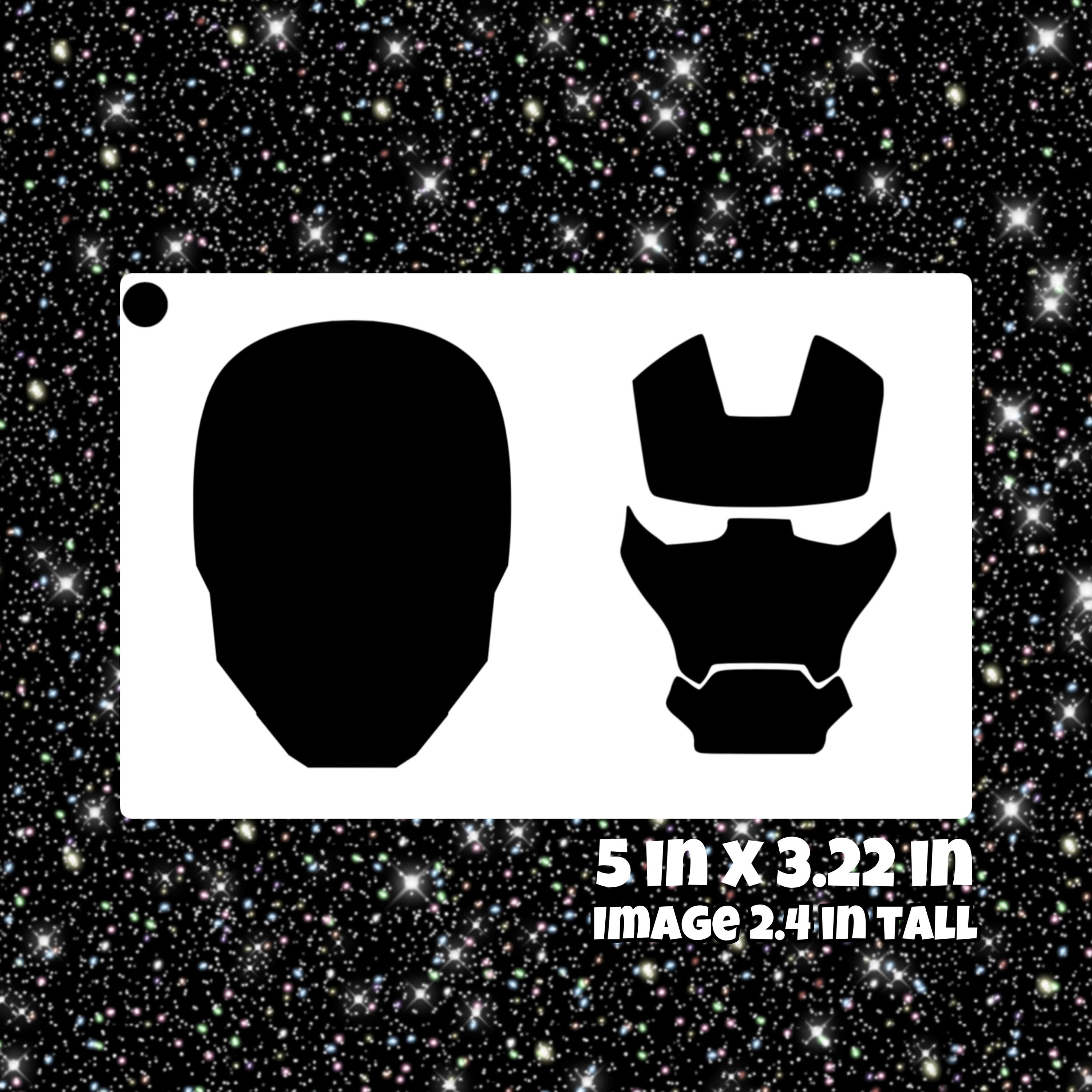 Man of Iron Stencil | Etsy