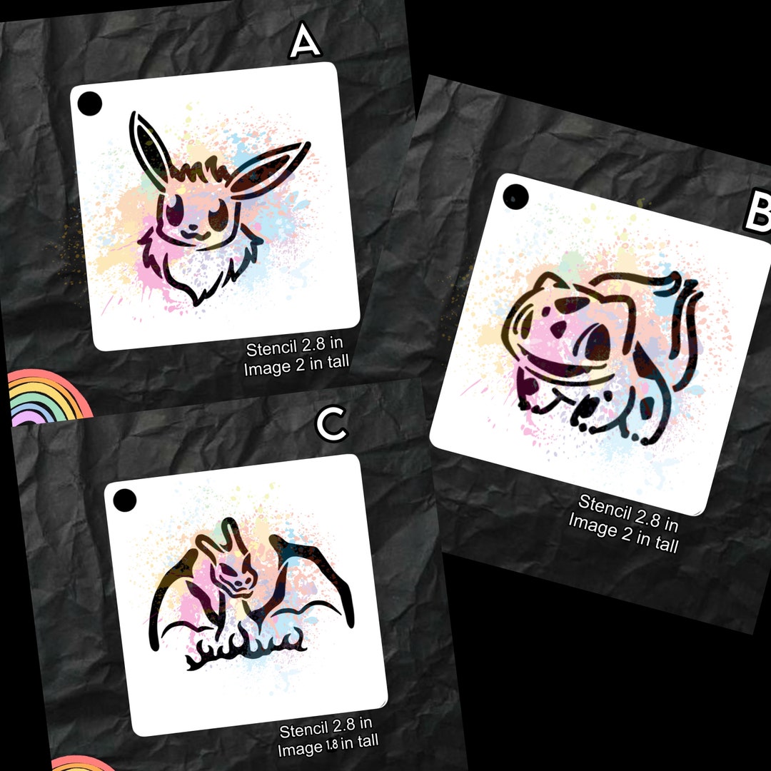 Magic Critter Face Painting Stencil - Etsy