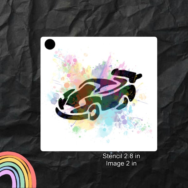 Race Car Face Stencil - Etsy