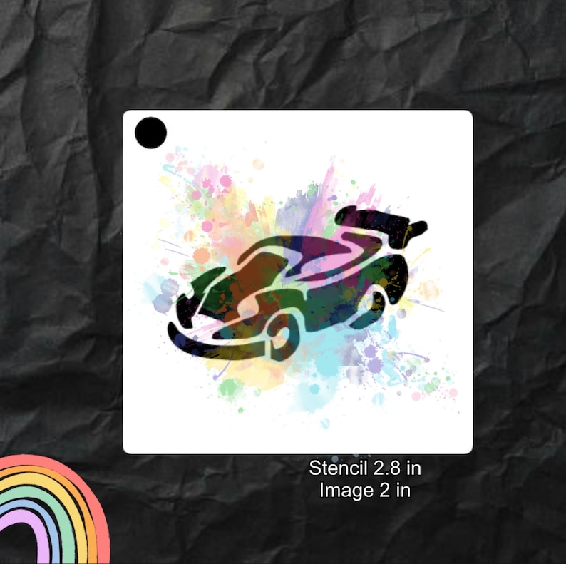Race Car Face Painting Stencil - Etsy