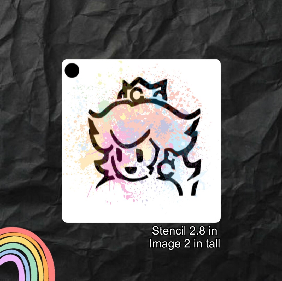 Blonde Princess Face Painting Stencil - Etsy