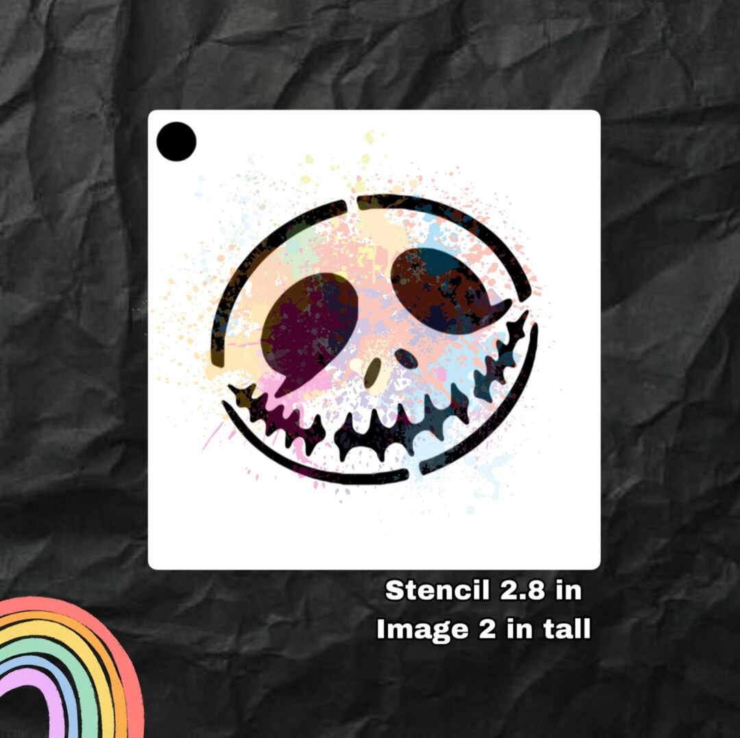 Pumpkin King Face Painting Stencil - Etsy