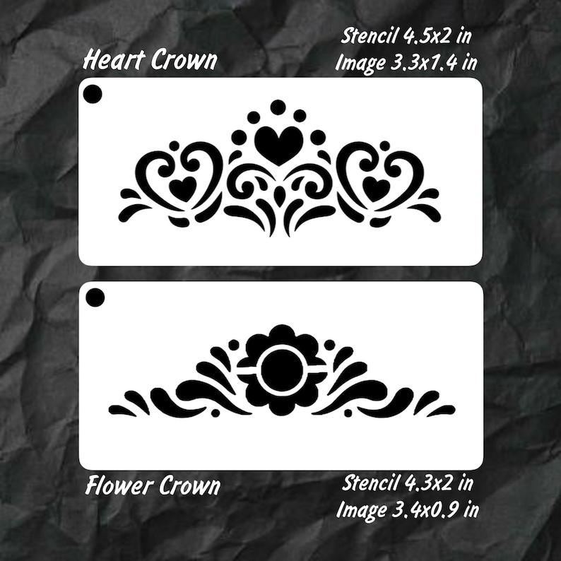 Princess Crowns FP Stencil - Etsy