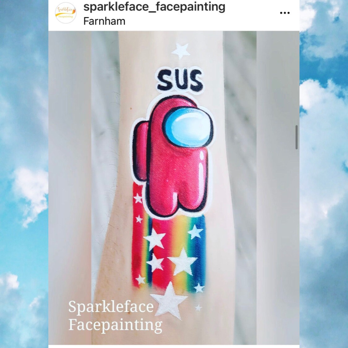 SUS Face Painting Stencil - Etsy