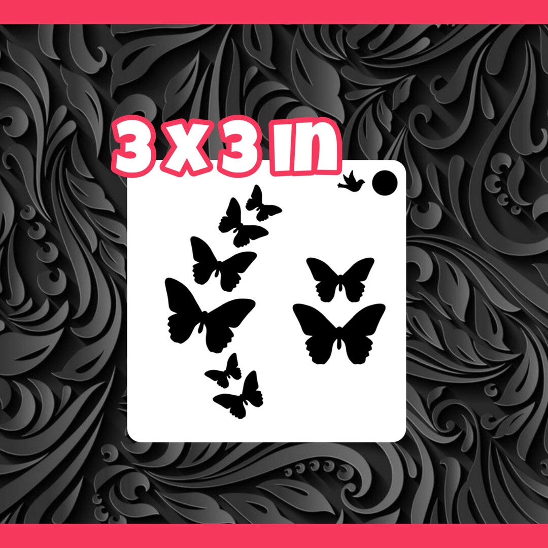 Butterfly Face Painting Stencil - Etsy