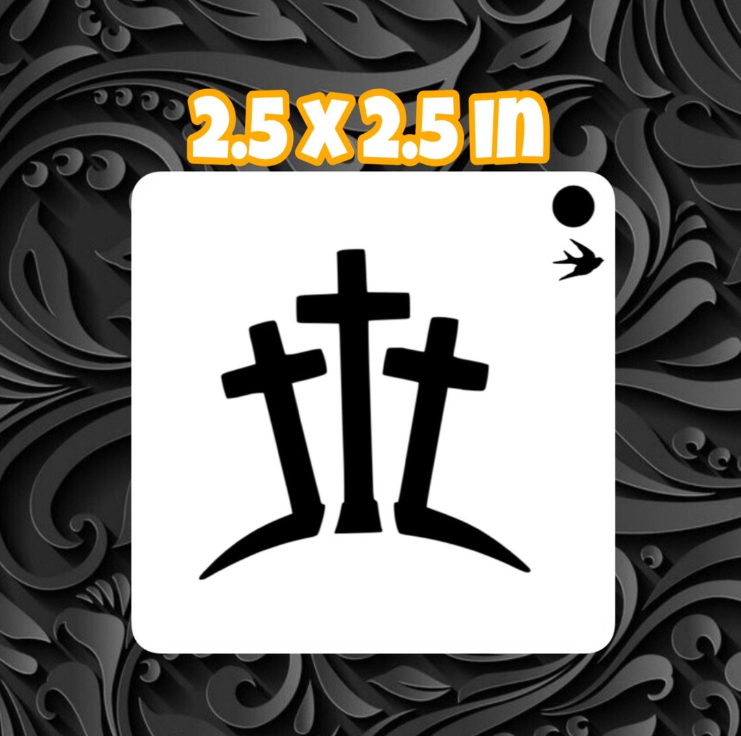 Jesus Cross Face Painting Stencil - Etsy