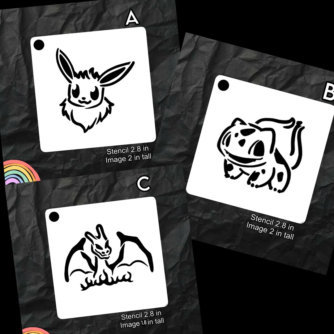 Magic Critter Face Painting Stencil - Etsy