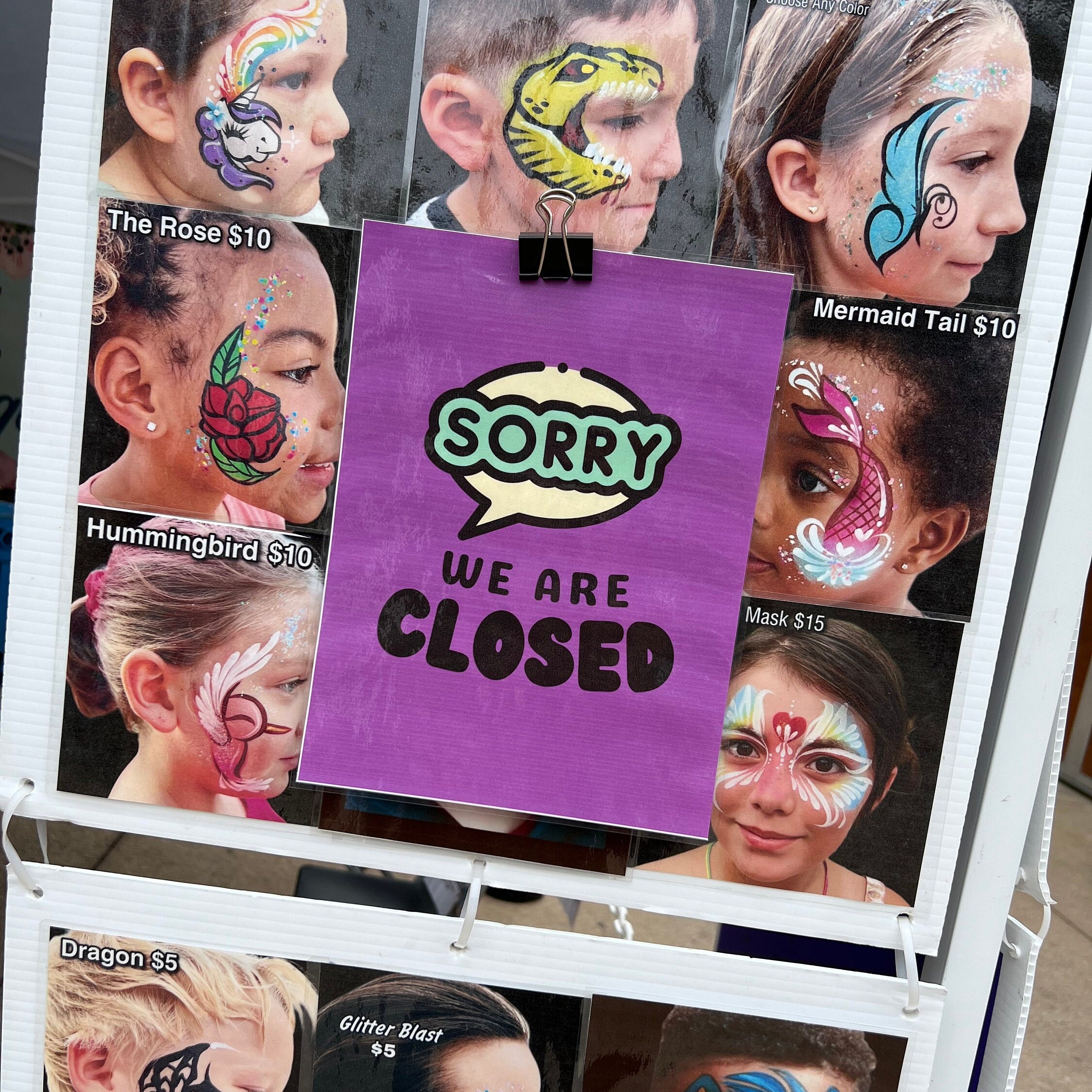Downloadable Files to Print for Face Painting Booth - Etsy