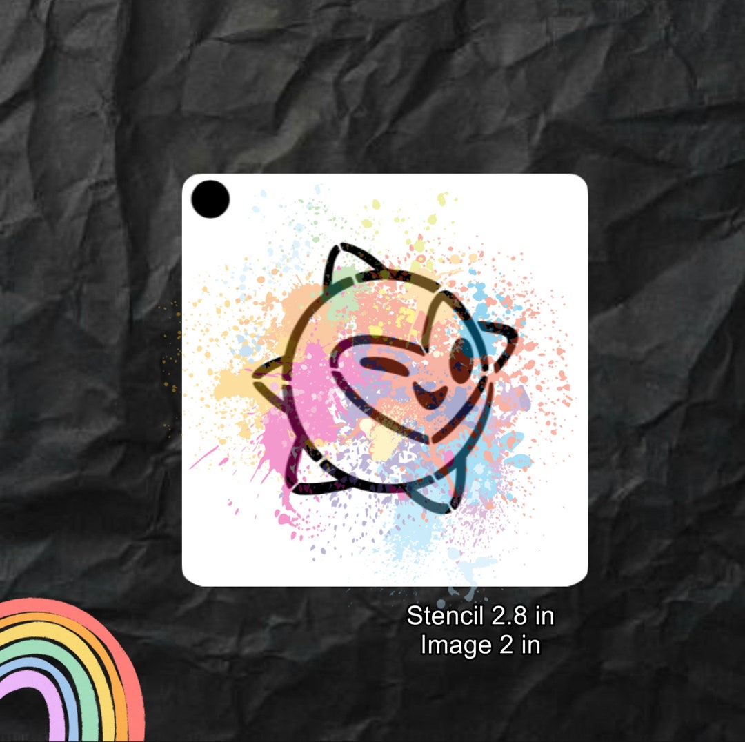 Chunky Star Face Painting Stencil - Etsy