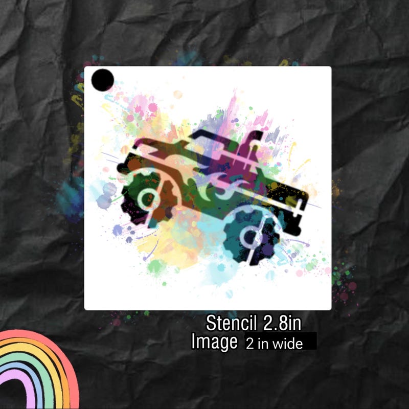 Monster Truck Painting - Etsy