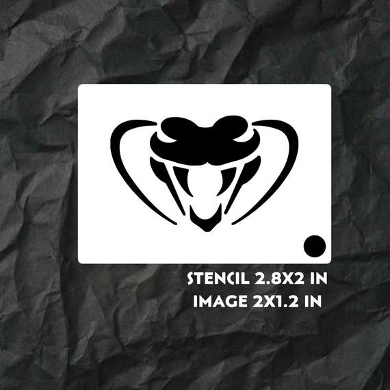 Cobra Face Painting Stencil | Etsy