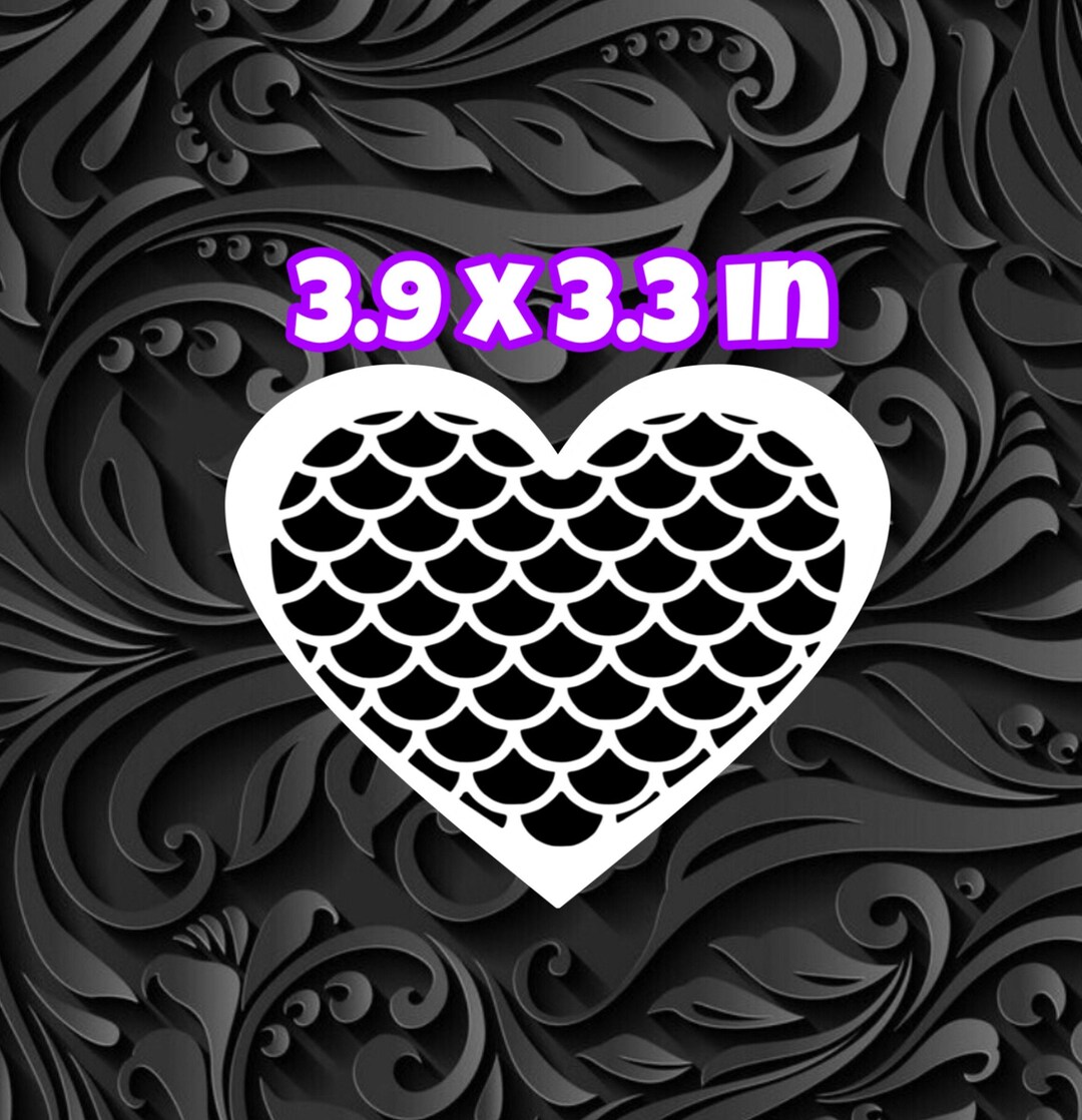 Mermaid Scale Face Painting Stencil - Etsy