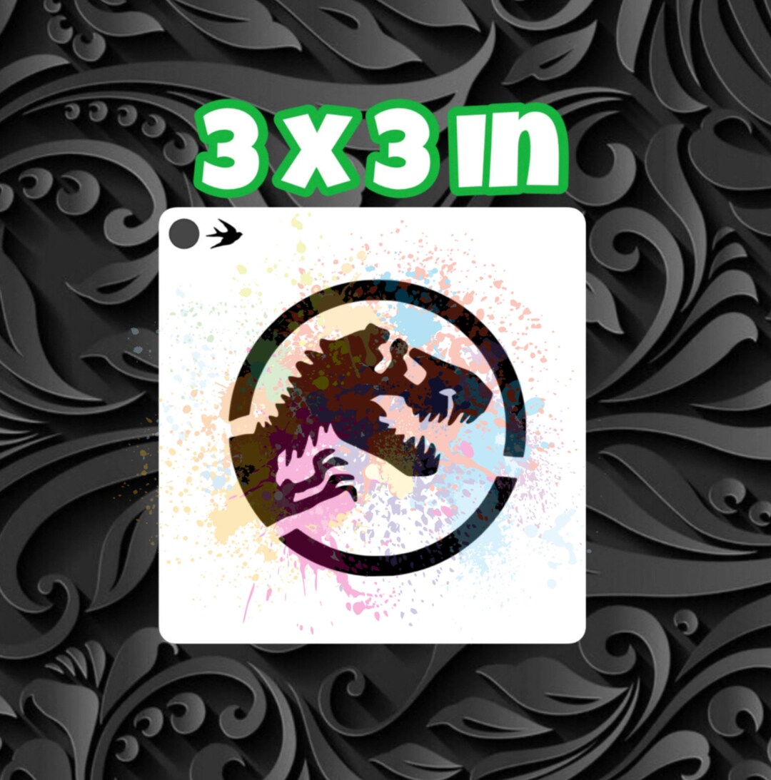 T-rex Round Face Painting Stencil - Etsy