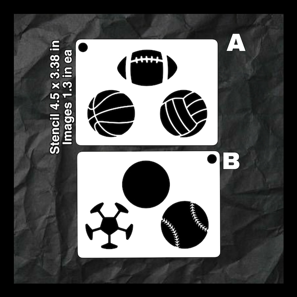 Sports Stencils - Etsy