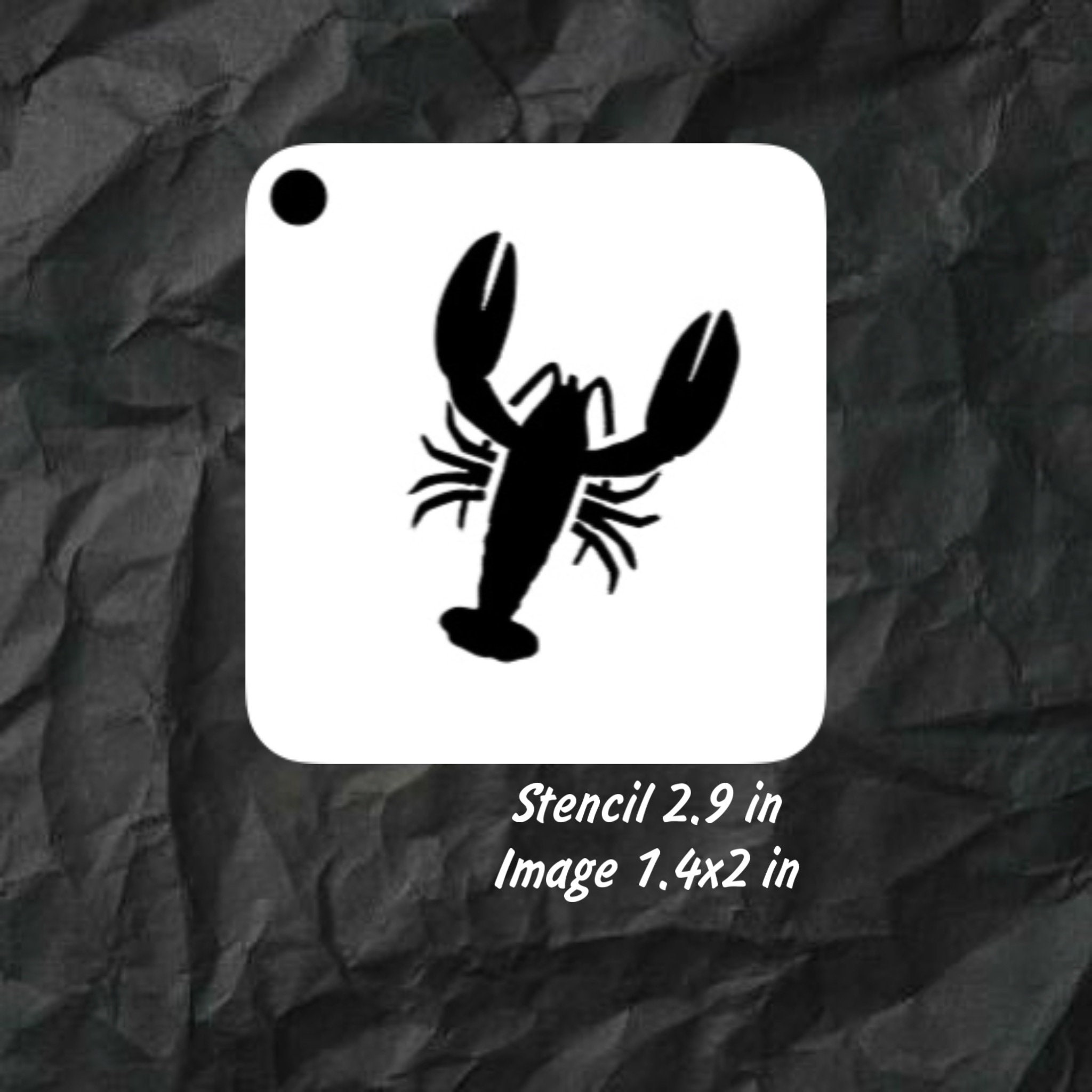 Clam/crawfish Face Painting Stencil - Etsy