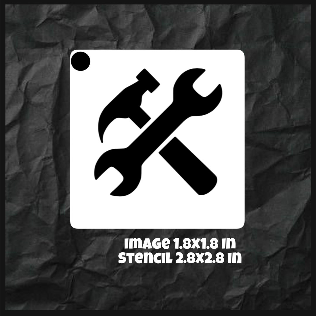 Tools Face Painting Stencil - Etsy