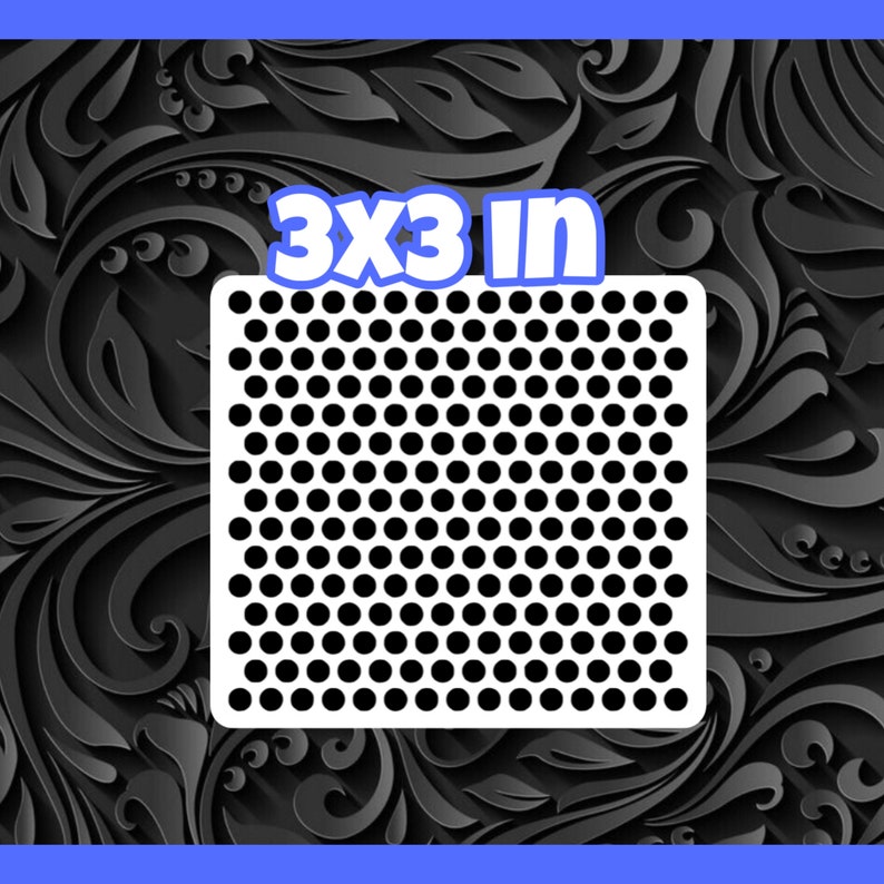 Graffiti Comic Dots Face Painting Stencil - Etsy