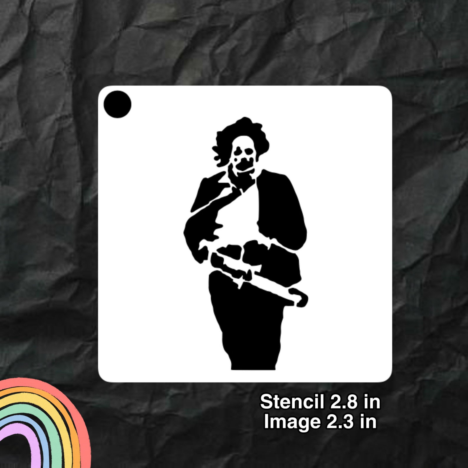 Saw Maniac Face Painting Stencil - Etsy