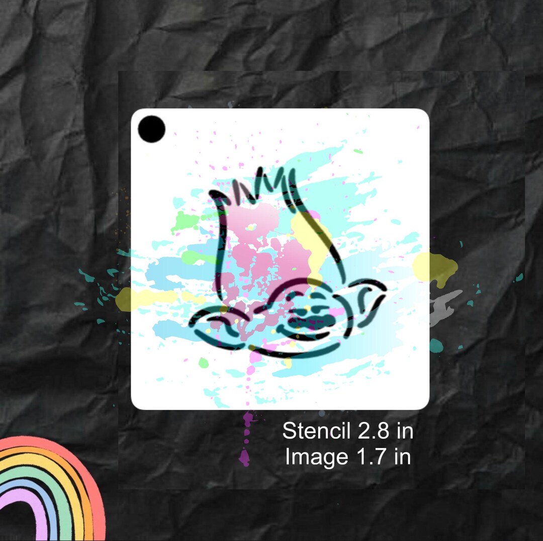 Grumpy Boy Face Painting Stencil - Etsy