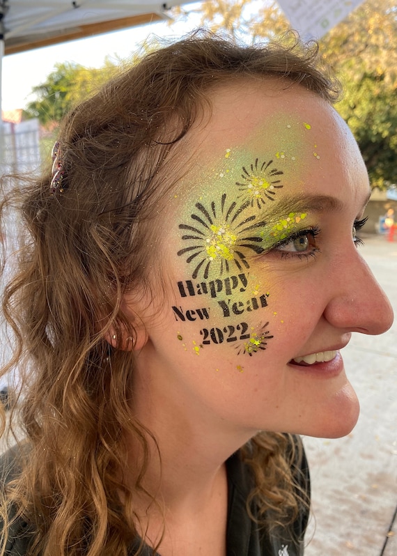 Fireworks Face Paint