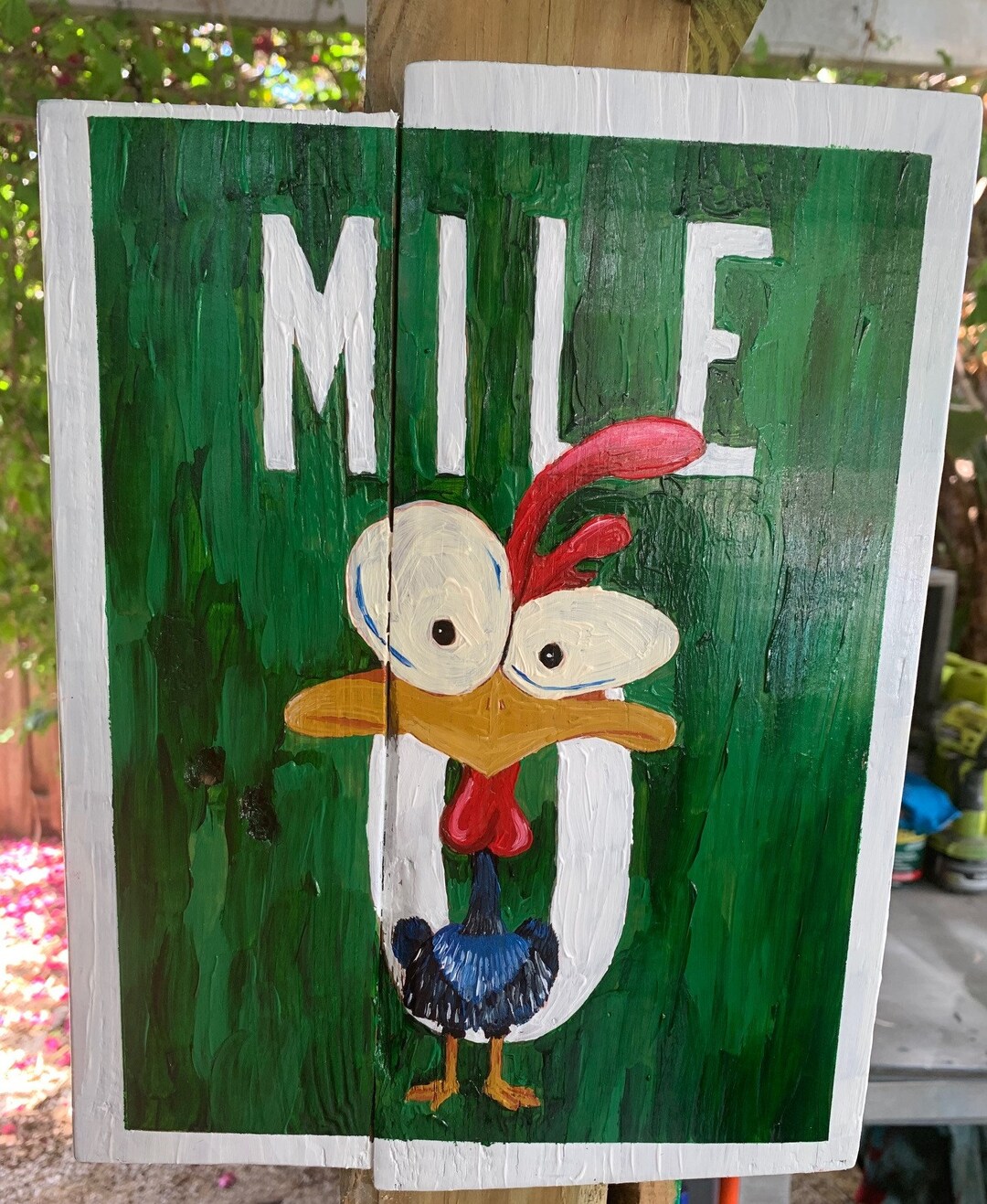 Hi which way to Duval Street Mile Marker 0 Key Wey chicken pallet ...