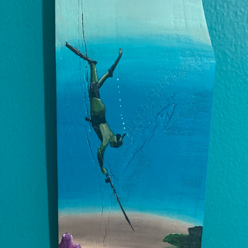 Spear Diver Art - Etsy