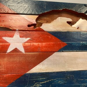 Custom Cuban Country and Flag Pallet Wood Sign Country Shaped Signs - Etsy