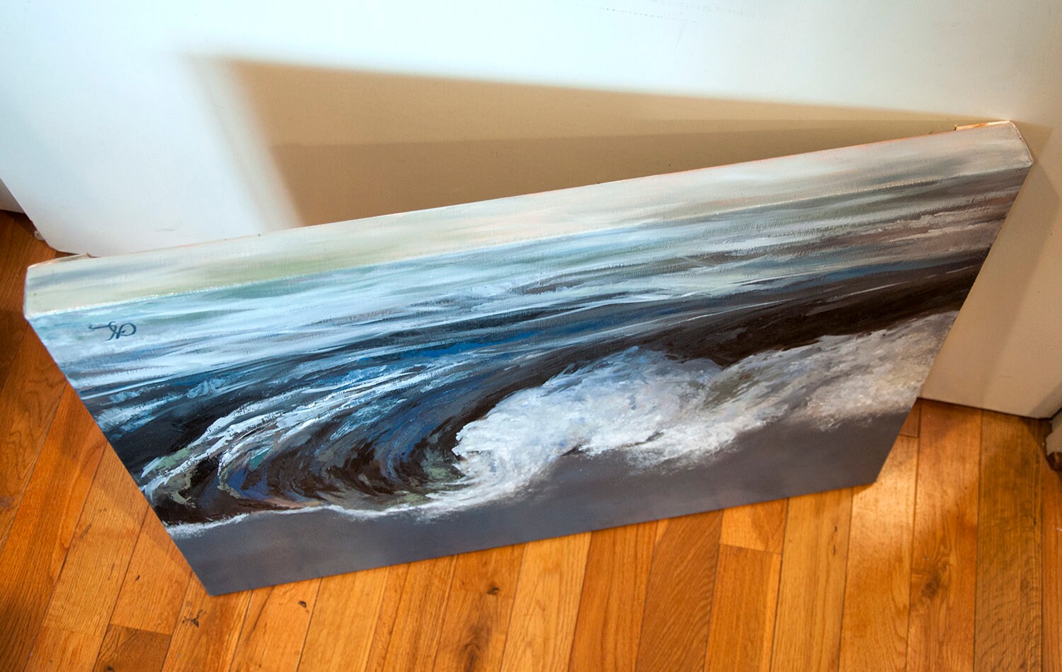 Original Oil Painting "cape Cod Crest" - A Powerful Wave off Cape Cod ...